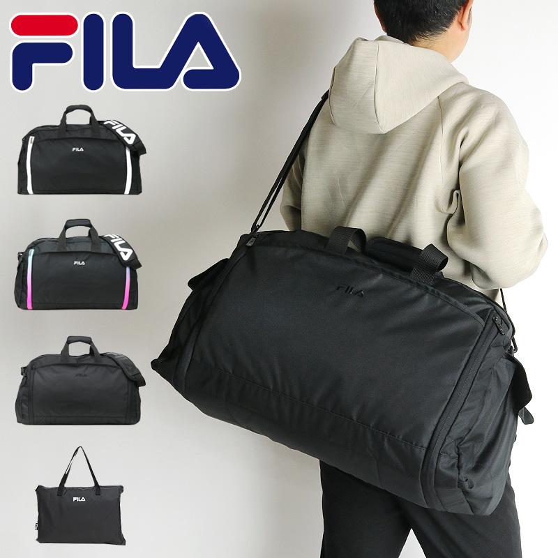 FILA フィラ セグレート ボストンバッグ 2WAY 52L 62L 3泊 4泊 5泊 6泊 7837 軽量 撥水 拡張 折り畳み 修学旅行 トラベル 合宿 出張 メンズ レディース ...