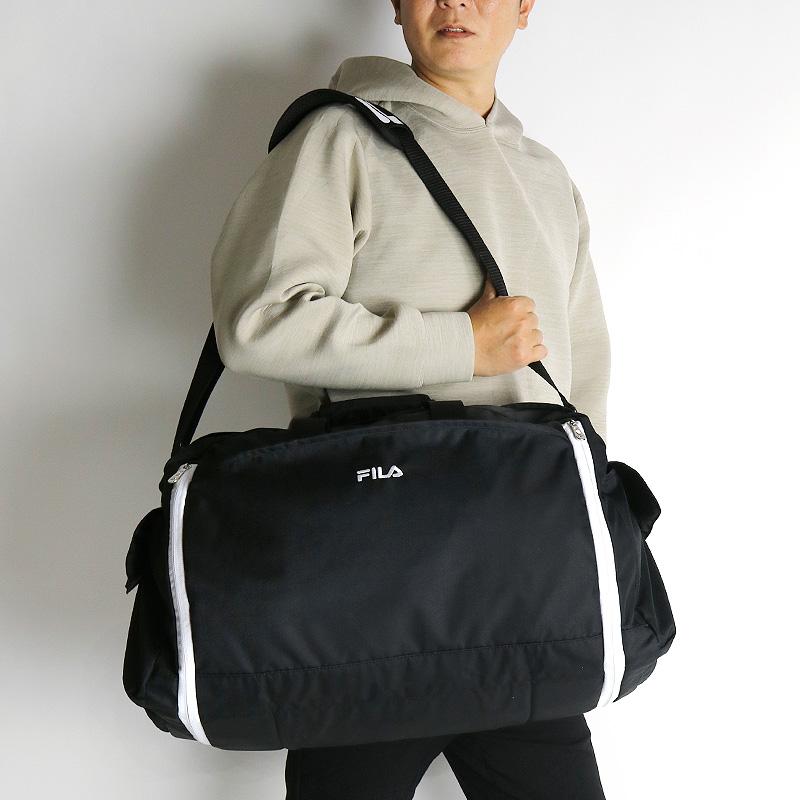FILA フィラ セグレート ボストンバッグ 2WAY 52L 62L 3泊 4泊 5泊 6泊 7837 軽量 撥水 拡張 折り畳み 修学旅行 トラベル 合宿 出張 メンズ レディース ...