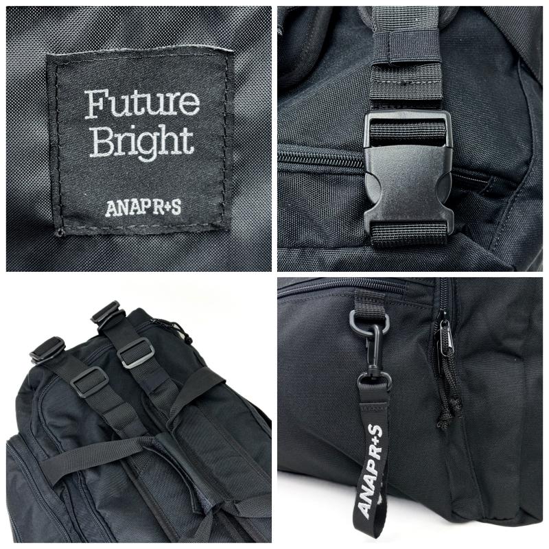 ANAP R+S アナップリラスポ ボストンバッグ ショルダーバッグ リュック 3WAY 42L レディース ジュニア 女子 女の子 1泊 2泊 3泊 4泊 大容量 AP-004 : BAG ...