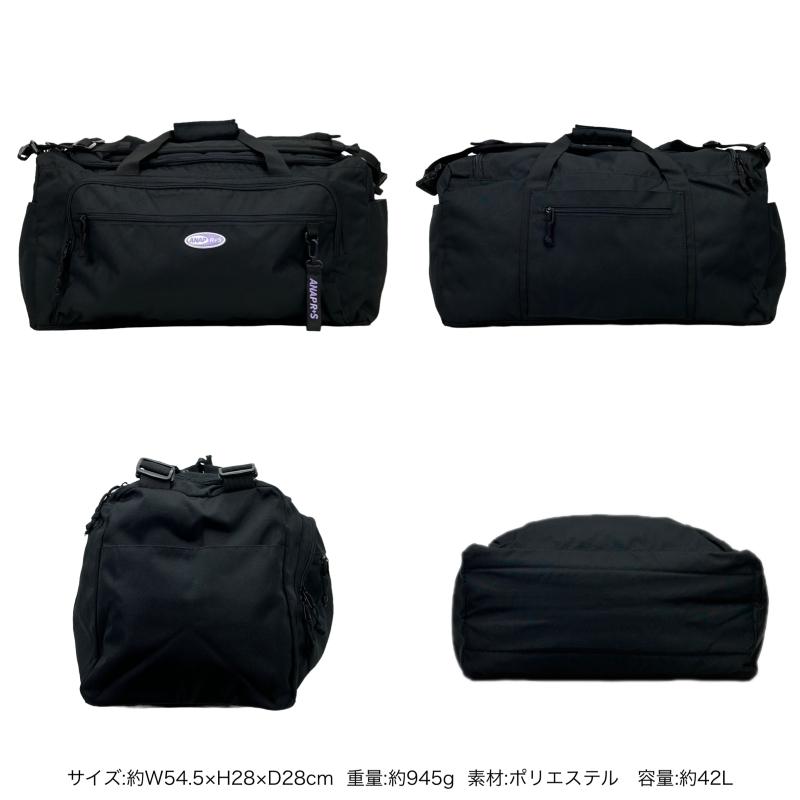 ANAP R+S アナップリラスポ ボストンバッグ ショルダーバッグ リュック 3WAY 42L レディース ジュニア 女子 女の子 1泊 2泊 3泊 4泊 大容量 AP-004 : BAG ...