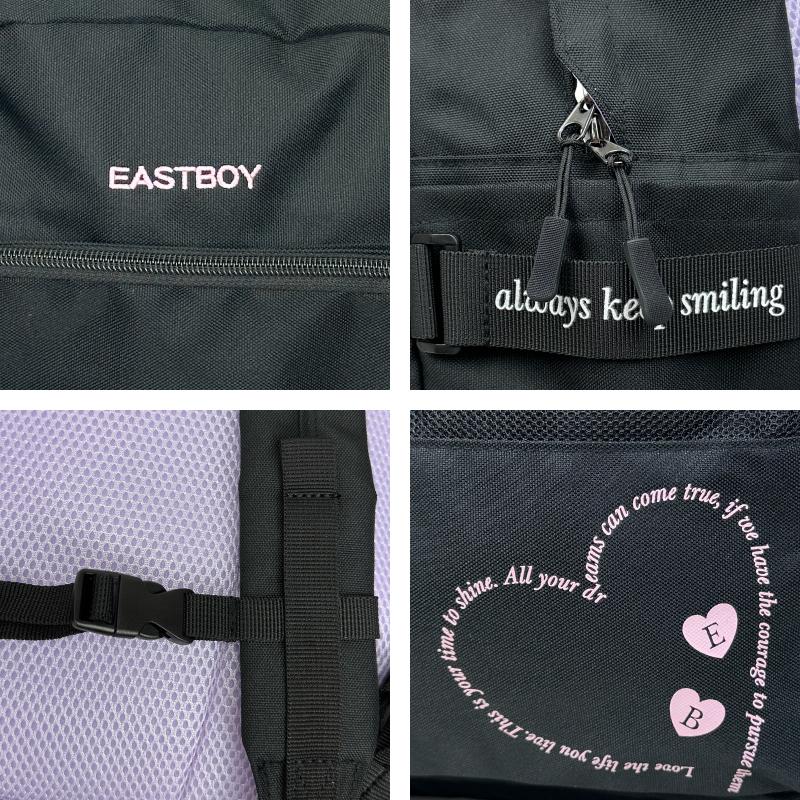 EASTBOY イーストボーイ エルメ リュックサック デイパック リュック キッズ ジュニア A4 19L 女の子 かわいい おしゃれ 小学生 中学生 中学年 高学年 EBA98 : BAG ...