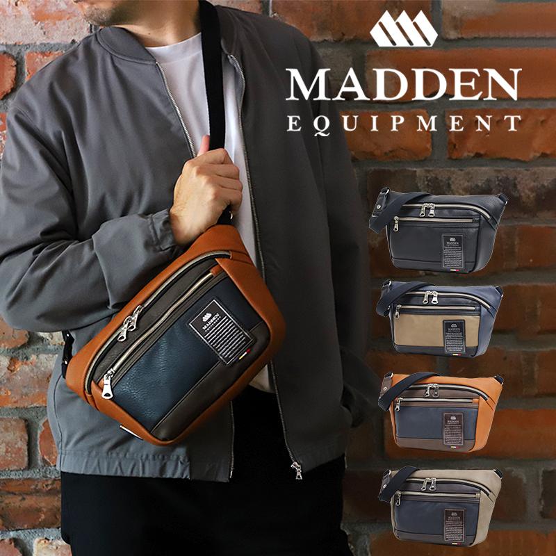 MADDEN EQUIPMENT メデンイクイップメント ショルダーバッグ 斜め掛けバッグ 2L TMPI-01 軽量 合皮 合成皮革 メデン メンズ レディース : BAG SHOP ARR ...