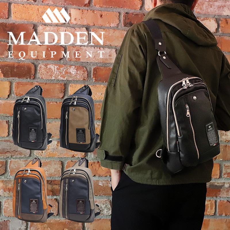 MADDEN EQUIPMENT（メデン イクイップメント） ボディバッグ ワンショルダーバッグ 斜め掛けバッグ TMPI-04 6L 軽量 ...