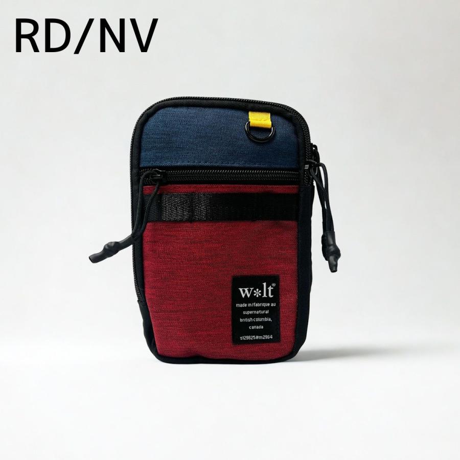 ウォルト w*lt 3WAY ミニショルダー 2層式 撥水 ベルトポーチ カラビナ メンズ レディース カジュアル 462-054E 正規品 ...