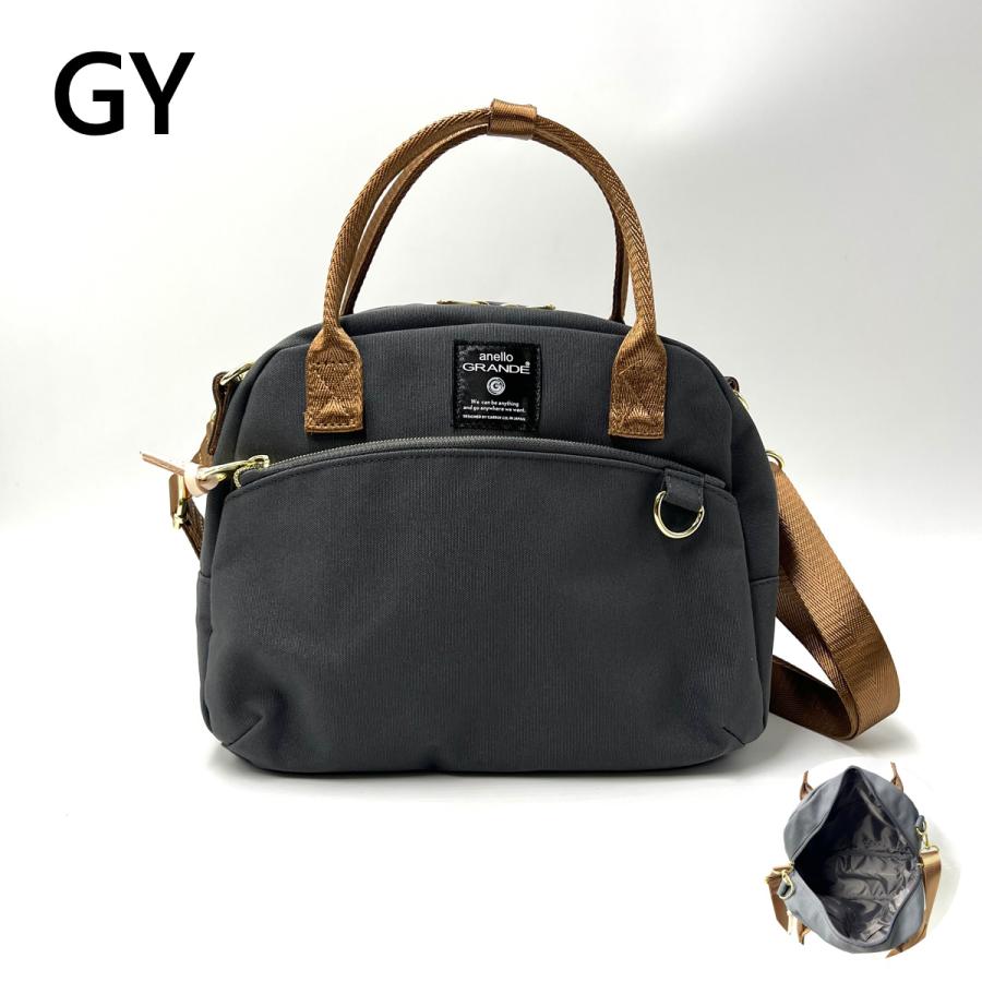 アネロ グランデ ショルダーバッグ ボストンバッグ 2WAY ミニ 小さめ 多ポケット レディース シンプル 上品 可愛い anello GRANDE GTM0862 マート 正規品 カバン ...