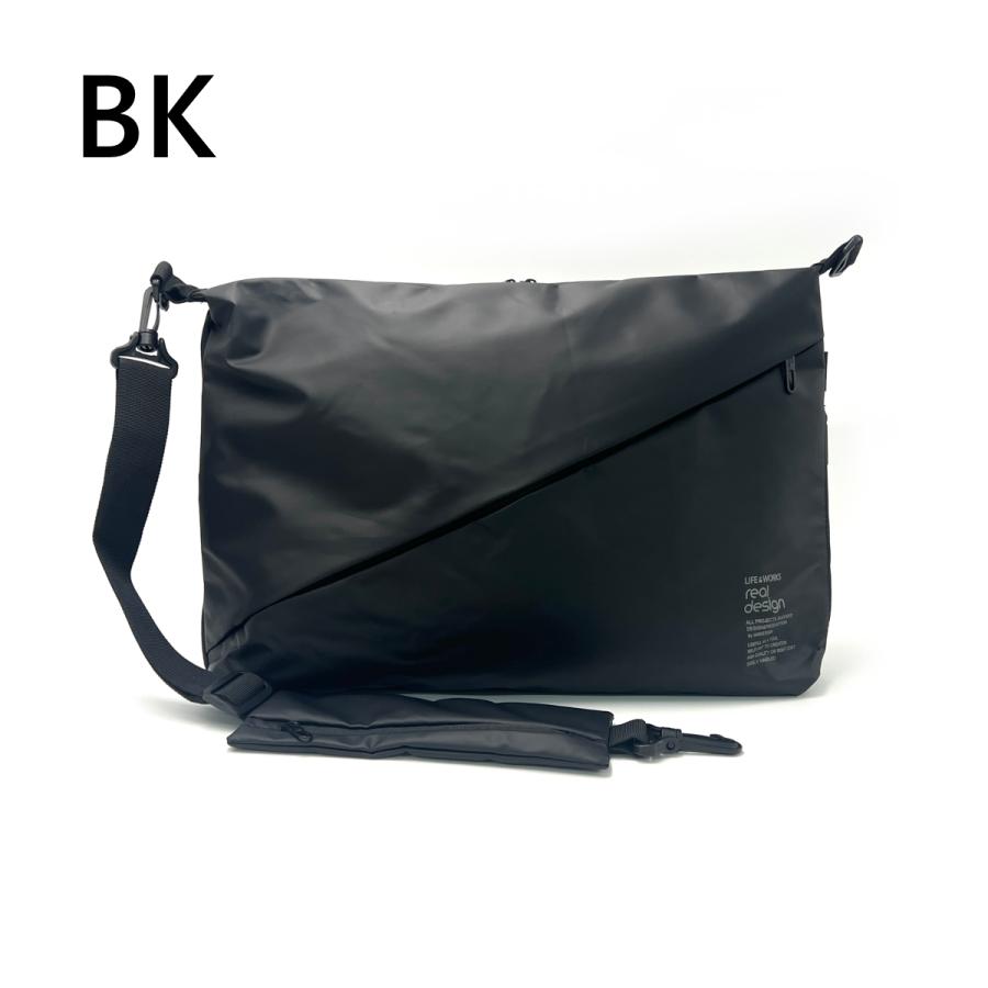 リアルデザイン ショルダーバッグ 大きめ 大容量 撥水 シンプル メンズ おすすめ REAL DESIGN RDBG-102 正規品 カバン ...