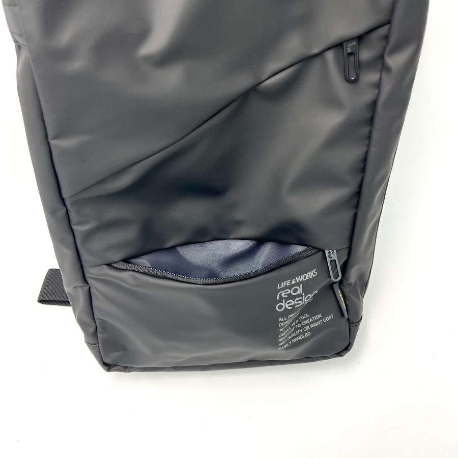 リアルデザイン ボディバッグ 大きめ シンプル A4 軽量 保冷ポケット メンズ REAL DESIGN RDBG-116 正規品 カバン ...