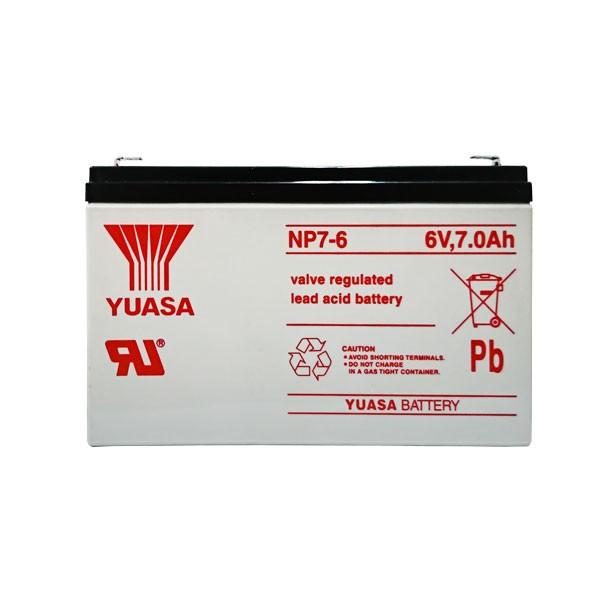 台湾 YUASA ユアサ NP7-6 小形制御弁式鉛蓄電池 新品 シールドバッテリー UPS 互換 PWRBC67 KB670 : np7-6 ...