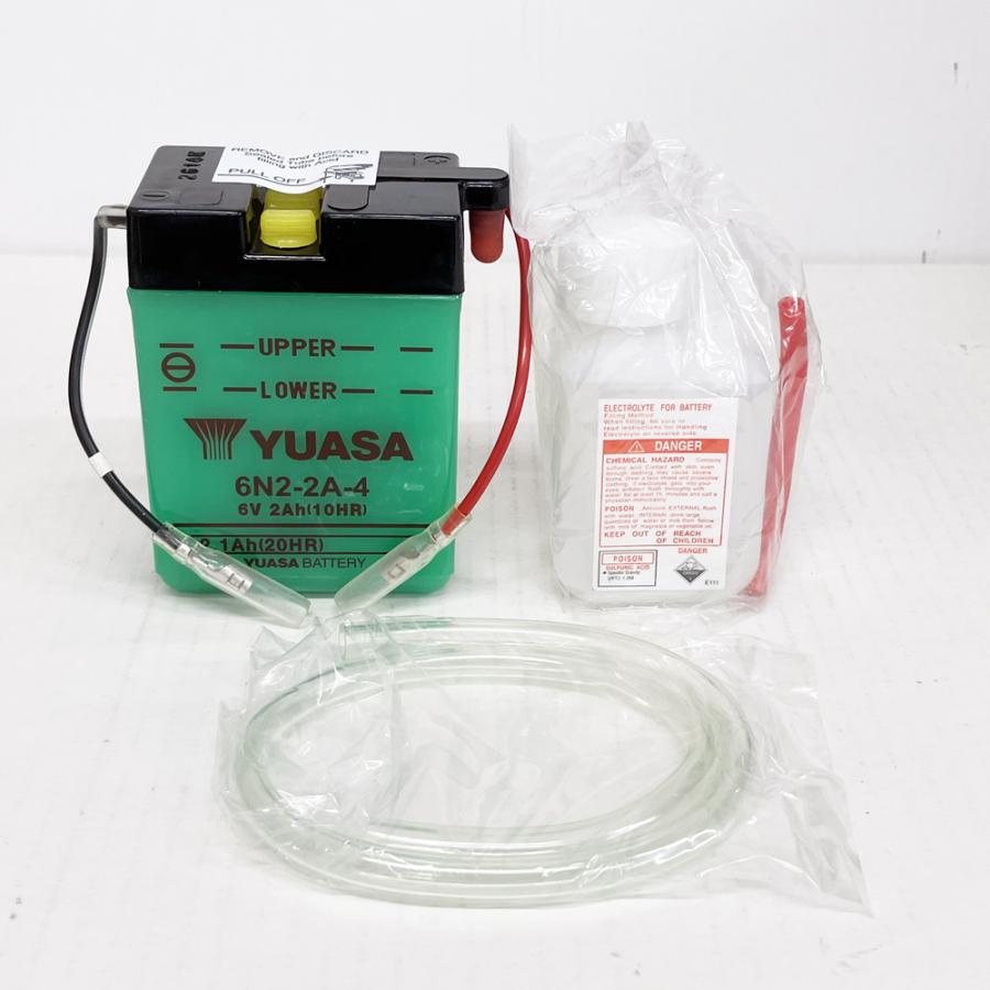 台湾 YUASA ユアサ 6N2-2A-4 開放型 6Vバイクバッテリー : t-6n2-2a-4 : バイクバッテリーバイクパーツ博士 - 通販 - Yahoo!ショッピング