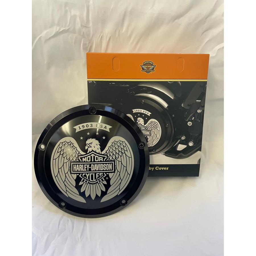 Harley Davidson Eagle Bar＆Shield Derby Cover - Touring : バイクヤネットショッピング ...