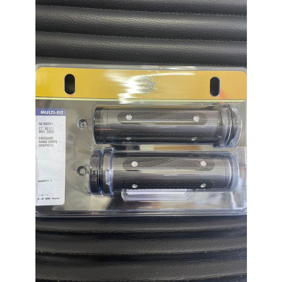 Harley Davidson Endgeme Hand Grips Graphite : バイクヤネットショッピング - 通販 ...