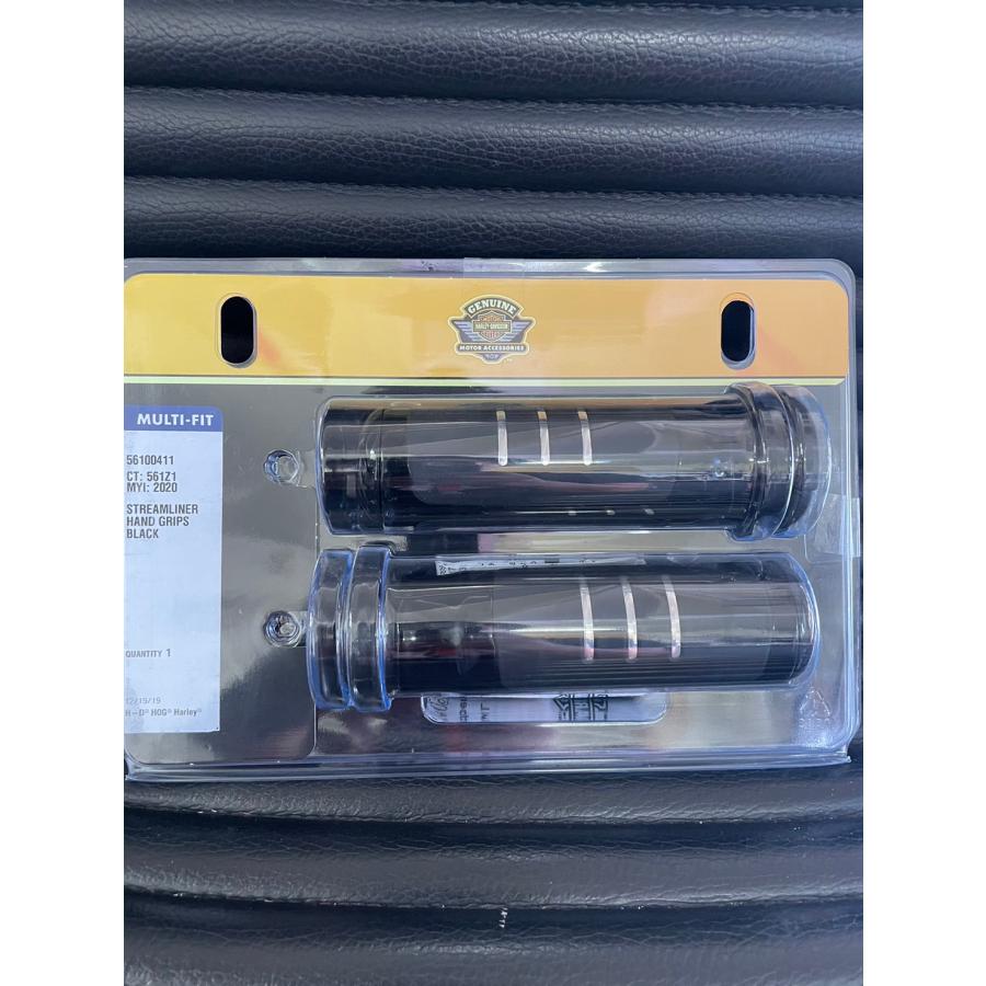 Harley Davidson（ハーレー・ダビッドソン） Streamliner Hand Grips Black : バイクヤネット ...