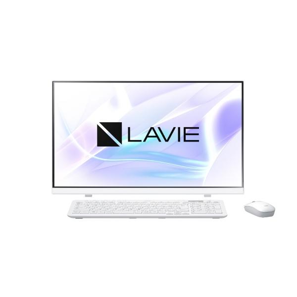 LaVie NEC エヌイーシー デスクトップパソコン LAVIE A23 ファインホワイト PC-A2335CAW 23.8型 intel Core i3 メモリ 8GB SSD 512GB ...