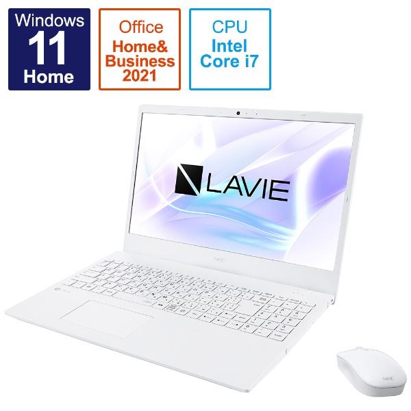 LaVie N NEC エヌイーシー ノートパソコン LAVIE N15シリーズ N1573/EAW パールホワイト PC-N1573EAW 15.6型 Windows11 Home ...