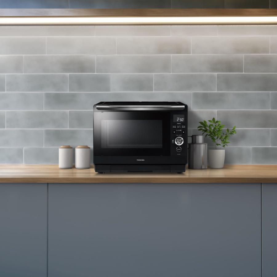 TOSHIBA 東芝 スチームオーブンレンジ 石窯ドーム ブラック ER-D80A-K 26L : World Free Store - 通販 - Yahoo!ショッピング