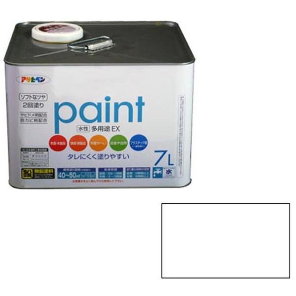 アサヒペン Asahipen 水性多用途EX 7L 白 : World Free Store - 通販 - Yahoo!ショッピング