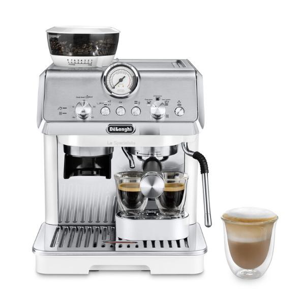 デロンギ Delonghi ラ・スペシャリスタ・アルテ グラインダー付き エスプレッソ・カプチーノメーカー ホワイト EC9155J-W ミル付き : World Free Store ...