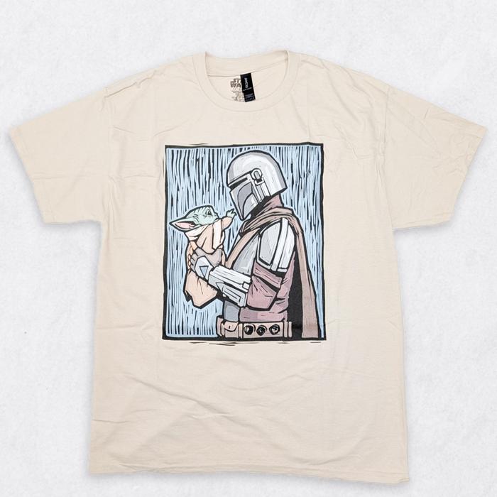 ROCK OFF STAR WARS マンダロリアン グローグー Tシャツ メンズ 半袖 公式ライセンス ROCKOFF THE ...