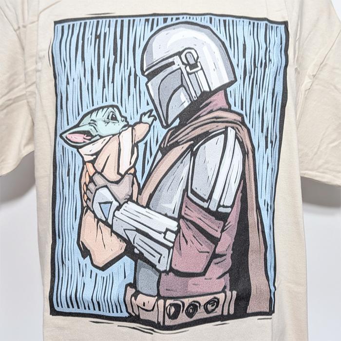 ROCK OFF STAR WARS マンダロリアン グローグー Tシャツ メンズ 半袖 公式ライセンス ROCKOFF THE ...