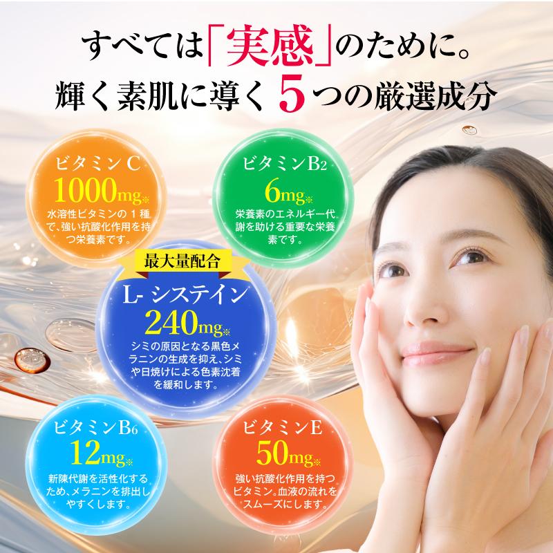 【第3類医薬品】プルオイプレミアムホワイト（30日分180錠）シミ そばかす Lシステイン シミの薬 日焼け 色素沈着 くすみ 美白 ビタミンC :ym-pw-30d180-tp01:マザー ...