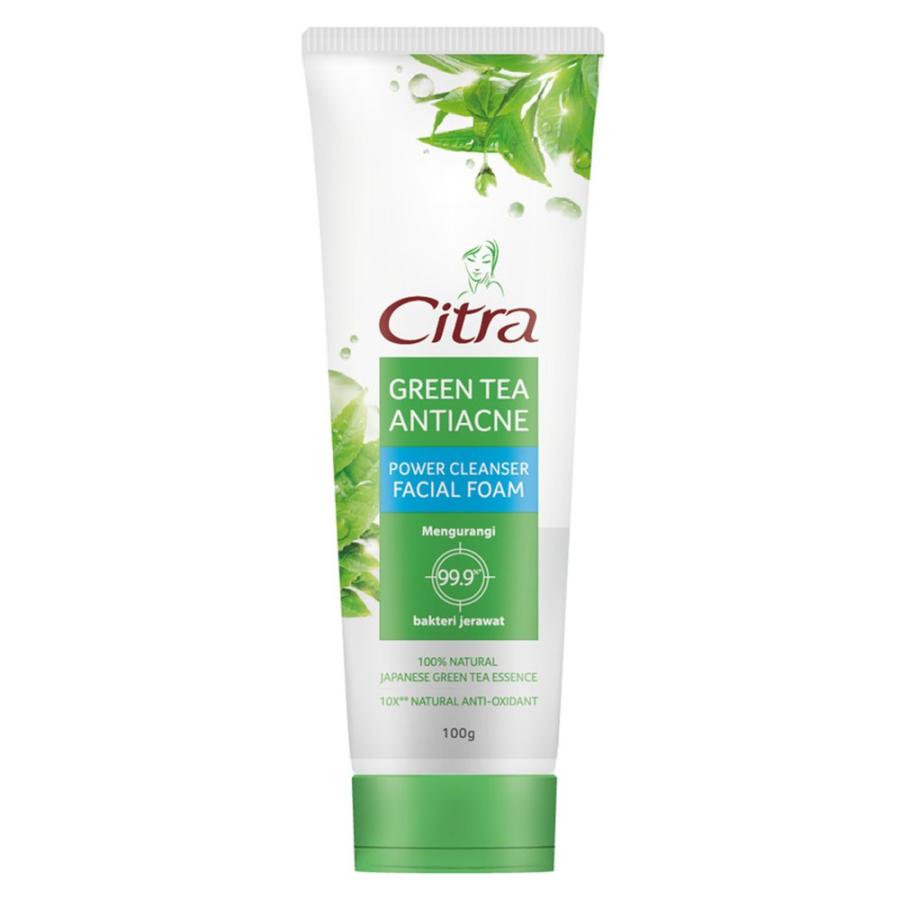 Citra チトラ パワークレンザー フェイシャルフォーム 100g Green Tea Antiacne 海外直送品 : バリフェスタ ...