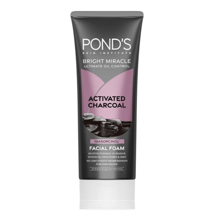 Pond's ポンズ Bright Miracleシリーズ Ultimate Oil Control Activated Charcoal ...