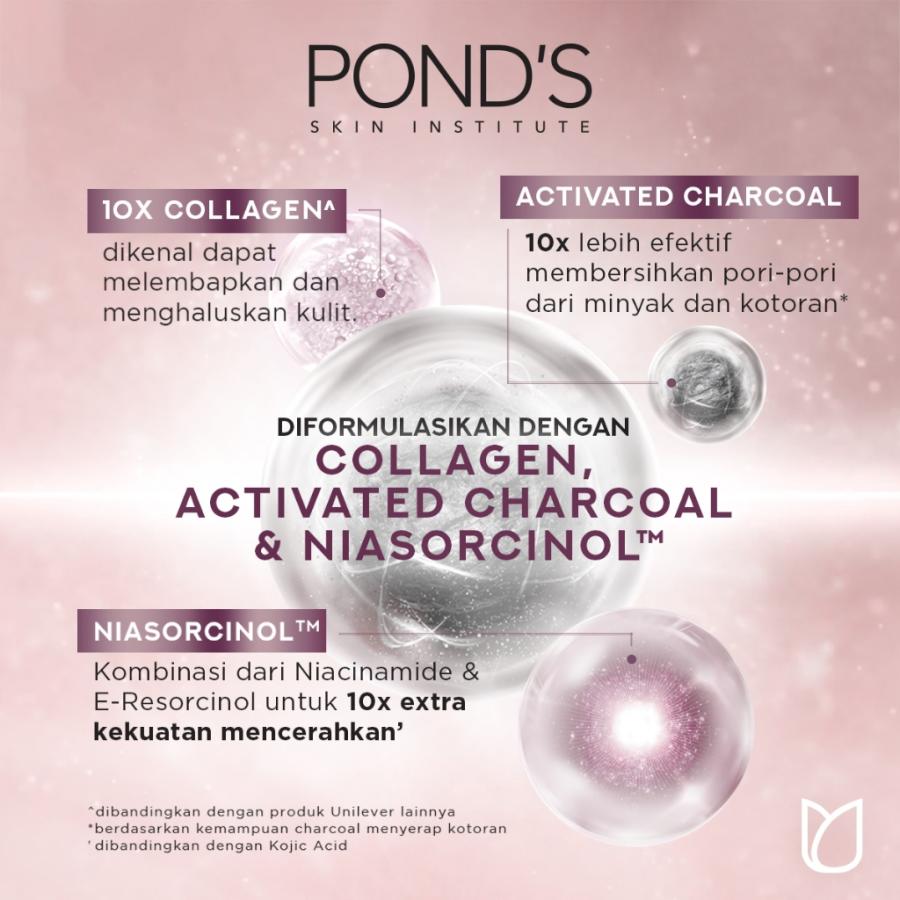 Pond's ポンズ Bright Miracleシリーズ Ultimate Oil Control Whip Collagen Whip Foam 洗顔フォーム 100g 海外直送品 ...