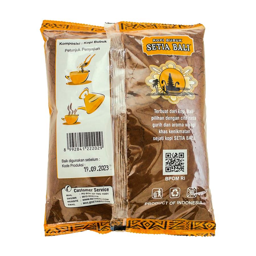 SETIA BALI スティアバリ バリコーヒー プラスチックバッグ パウダー 200g×2個 + 40g×1個セット 海外直送品 : バリフェスタ - 通販 - Yahoo!ショッピング