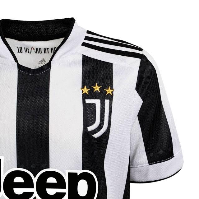 adidas（アディダス） 30％OFF！ サッカー レプリカウェア ジュニア ユベントス 21-22 ホーム レプリカユニフォーム Y 半袖 ...