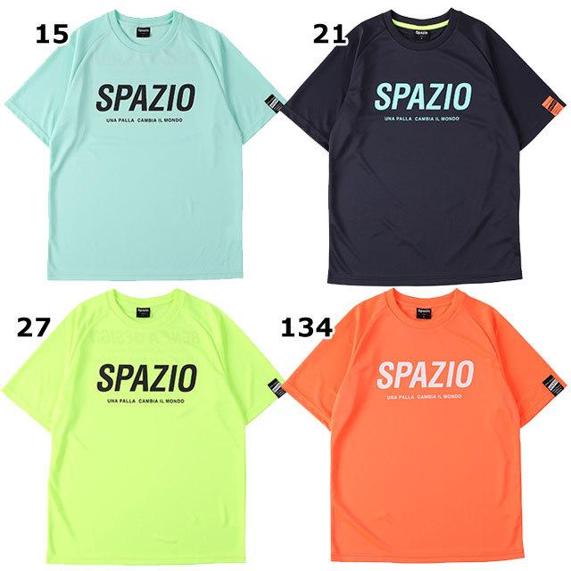 Spazio 30％OFF！ スパッツィオ ジュニア バックプリント プラクティスシャツ サッカー フットサル 半袖 ウェア ...