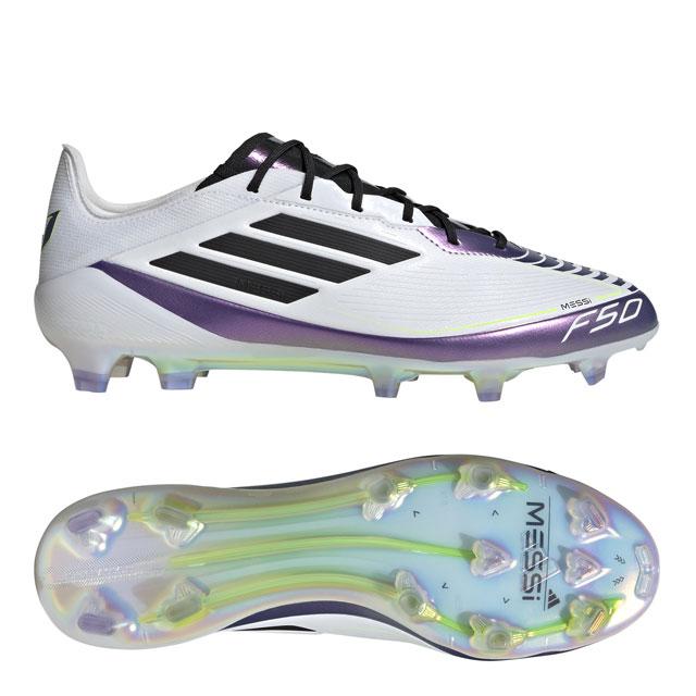 adidas 30％OFF！ アディダス F50 MESSI ELITE FG フットウェアホワイト サッカースパイク 天然芝 メッシ ...
