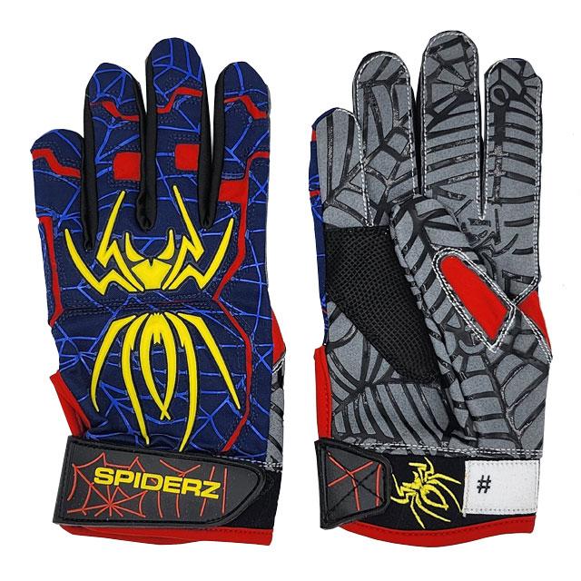 バッティンググローブ 両手用 スパイダーズ ハイブリッド カスタムオーダー バッティング手袋 グラブ ネイビー SPIDERZ-HYBRID-J903-01 : 野球・サッカー専門店ボール ...