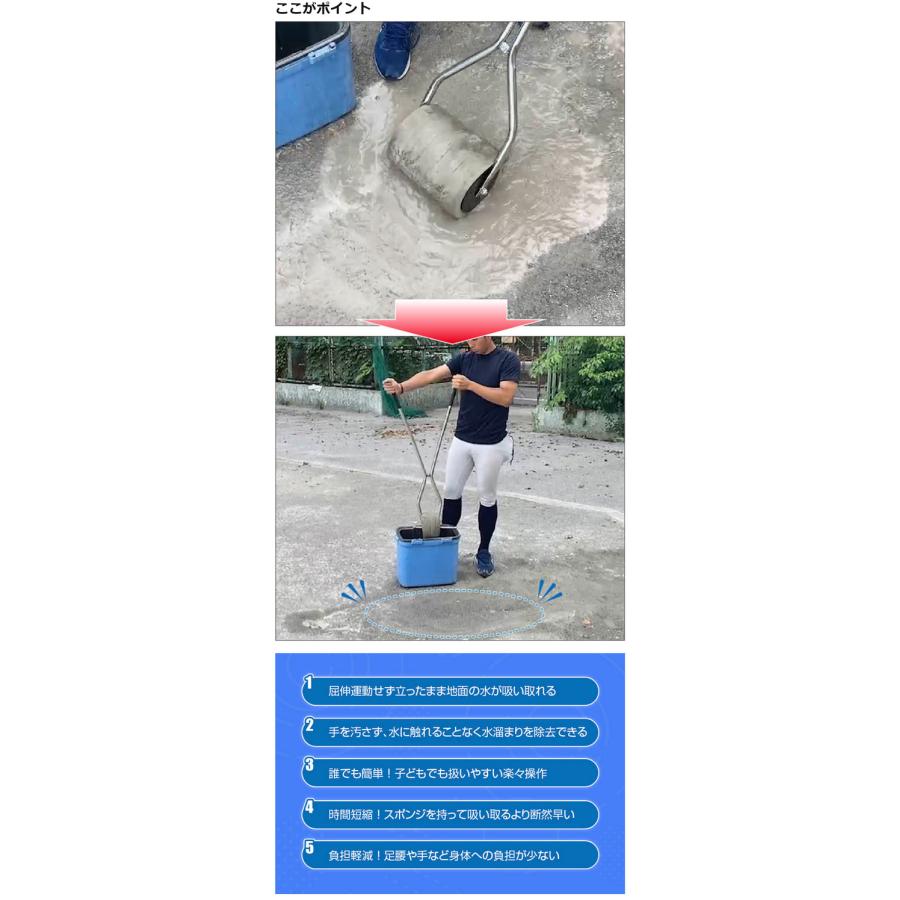 FIELD FORCE フィールドフォース 野球 吸水トンボ グラウンド整備 水抜き メンテナンス グランド 水たまり 整備 運動会 イベント 雨水 コート整備 試合 練習 FWT-1128 ...