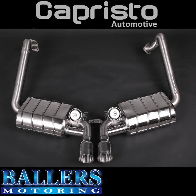 PORSCHE ポルシェ ボクスター ケイマン 982 S 718 カプリスト バルブシステムエキゾースト マフラー CES-3付 ...