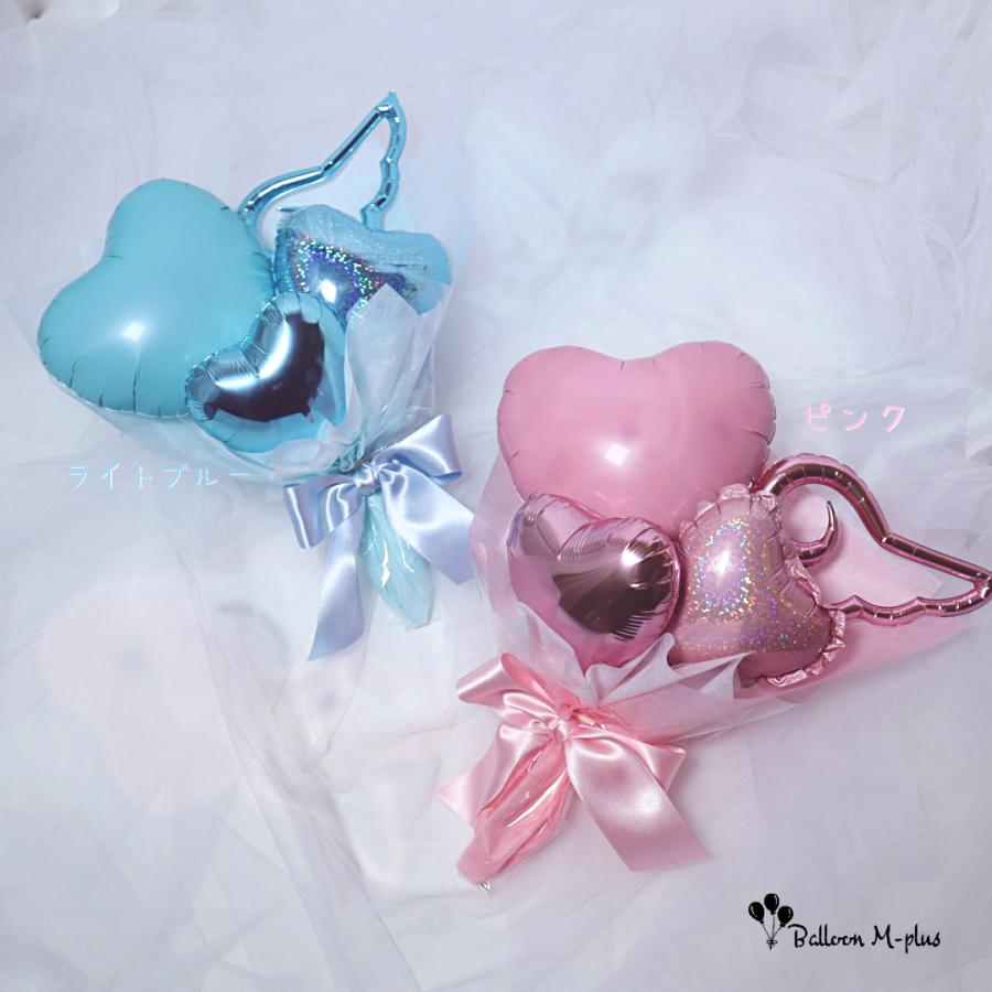 推し色バルーン パステルハートエンジェル 花束型アレンジ 生誕祭 成人式 記念日 : Balloon M-plus - 通販 - Yahoo!ショッピング