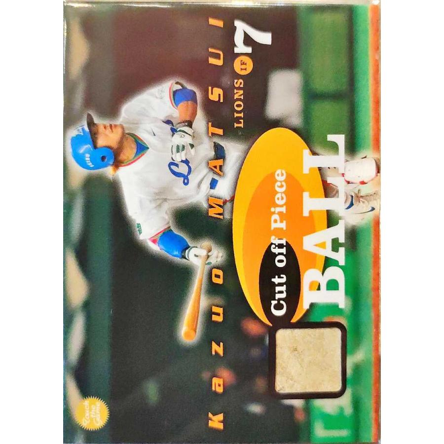 BBMベースボールカード 松井稼頭央 西武 BALLカード B21 Cut off Piece 2003年 : すじいち堂 - 通販 - Yahoo!ショッピング