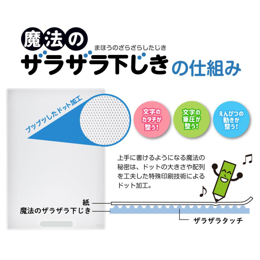 レイメイ藤井 先生おすすめ 魔法のザラザラ下じき A4（0.3mmドット）U752 V バイオレット 小学生低学年〜中学生向け 宿題プリントや横長の漢字・計算ドリル用 :u752v:バンブー ...