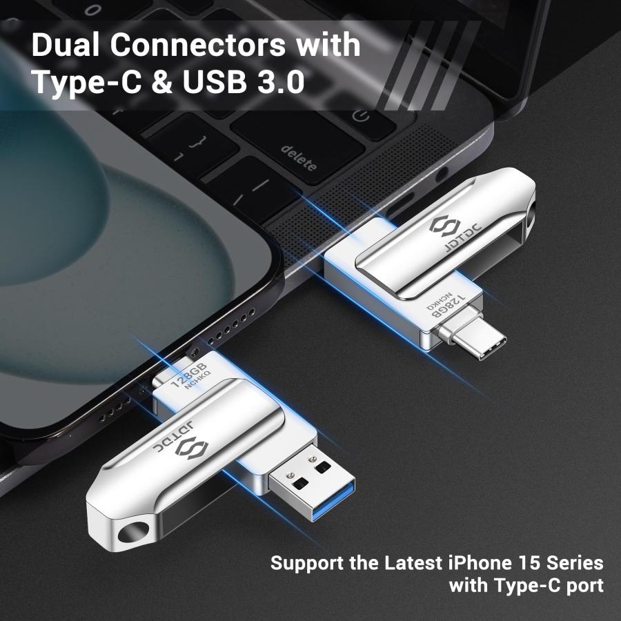 JSL JDTDC USBメモリ タイプC iPhone 16 15 128GB バックアップ 写真保存メモリーおもいでばこ USB-C : 晩田商店3 - 通販 - Yahoo!ショッピング