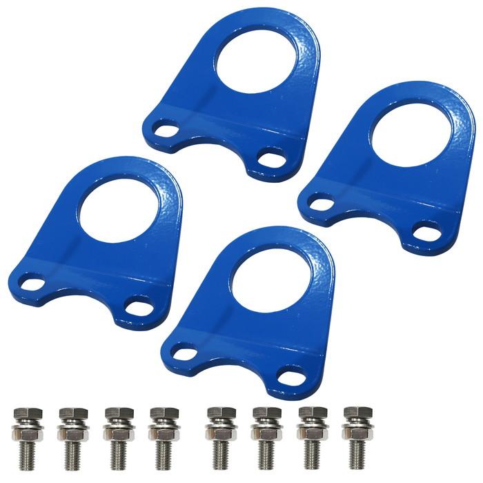 【送料無料】4個set [6mm 厚] ジムニー SJ30 JA71 JA11 JA12 JA22 牽引フック 曲げ有 青/ブルー けん引 フック クロカン ステー スズキ : バンディー ...