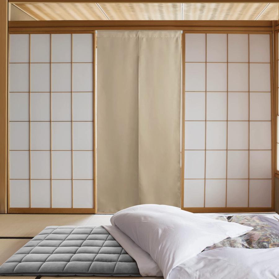 ロング 間仕切り おしゃれ 遮光 のれん - PONY DANCE 暖簾 温泉 四季兼用 目隠し 障子 85x170cm ベージュ : 晩田商店2 - 通販 - Yahoo!ショッピング