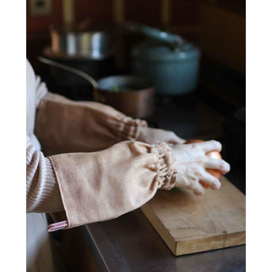 かや キッチンアームカバー 【メール便対応】 日本製 腕カバー 腕抜 袖カバー アームカバー 腕カバー 蚊帳 井上企画 幡 BAN INOUE ...