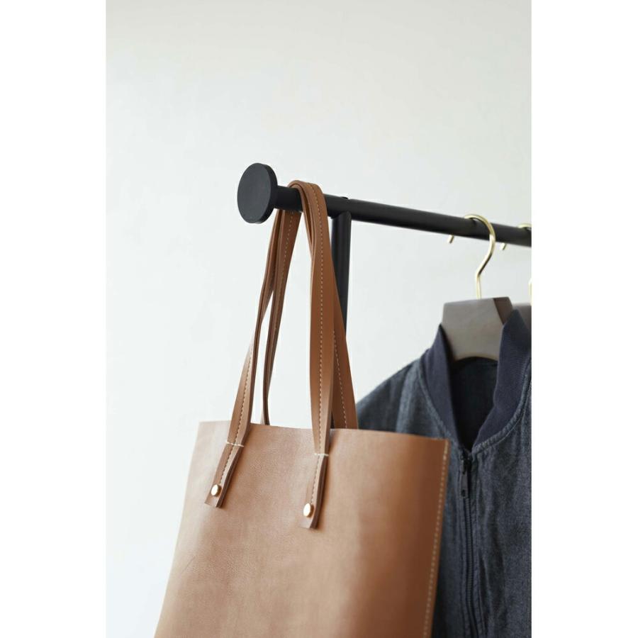 山崎実業 スリムコートハンガー フレーム frame 衣類 立て掛け スチーマー バッグ 帽子 コンパクト スリム 便利 おしゃれ 収納 ホワイト ブラック 6145 6146 ...