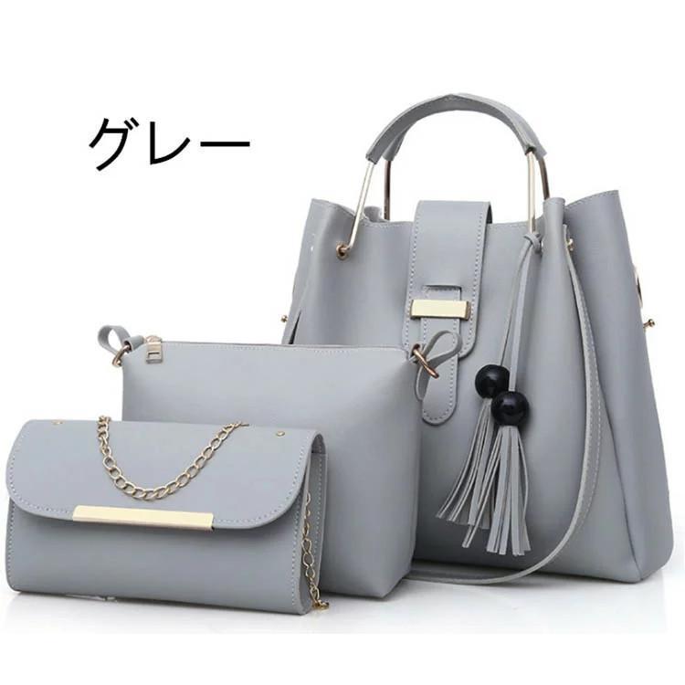 ショルダーバッグ レディース 2way 3点セット トートバッグ 肩掛け 手提げ 親子バッグ 大容量 PU大人 おしゃれ 鞄 通勤 OL ママ : 薔薇の城 - 通販 - Yahoo!ショッピング