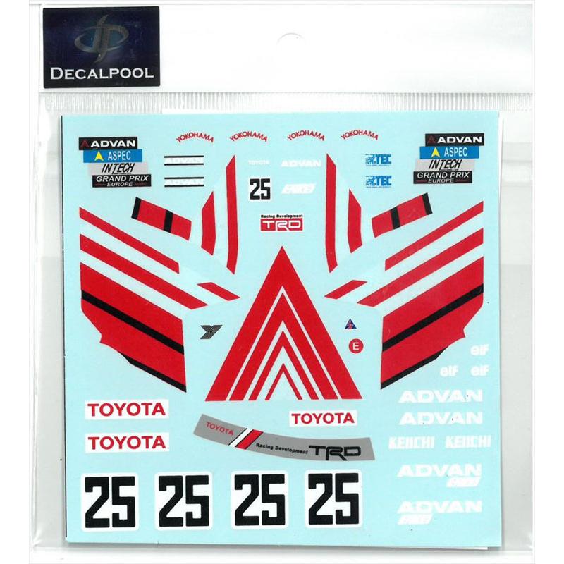1/24 トヨタ カローラ レビン AE86 ADVAN Inter Tec Winner 85' for Fujimi Toyota ...