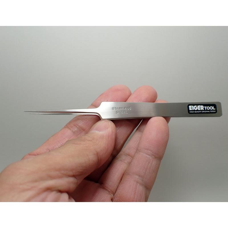 アイガーツール アイガー精密ピンセット 先合わせ 先細曲 TP-10 先端部が長く極細 EIGER TOOL : 車模型 barchetta - 通販 - Yahoo!ショッピング