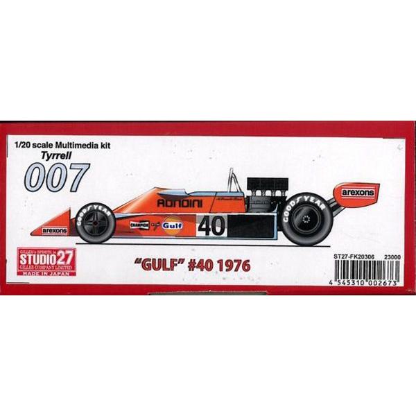 Tyrrell 007 1976 "GULF" #40 : 車模型 barchetta - 通販 - Yahoo!ショッピング