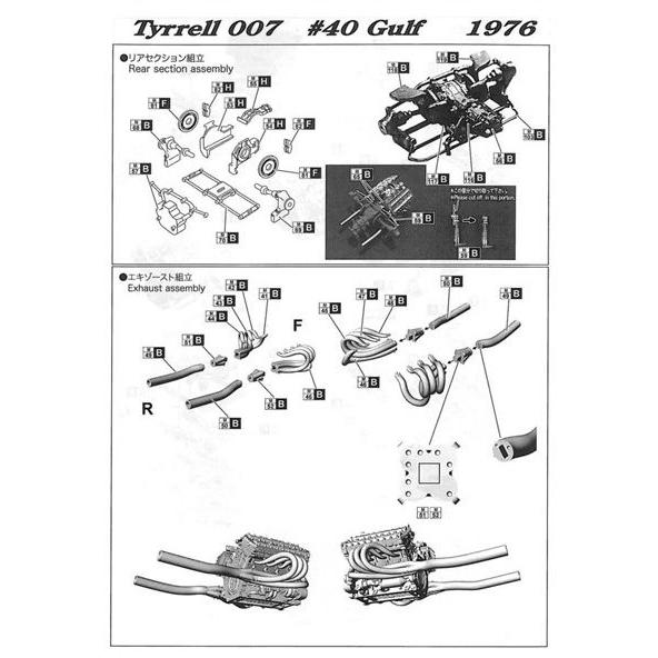 Tyrrell 007 1976 "GULF" #40 : 車模型 barchetta - 通販 - Yahoo!ショッピング