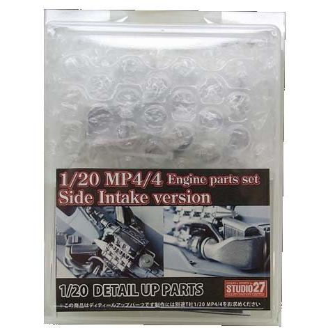 MP4/4 Engine parts set Side Intake version T社1/20対応 : 車模型 barchetta ...