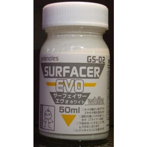 gaianotes GS-02 サーフェイサーエヴォ ホワイト 50ml ガイアノーツ 82002 : 車模型 barchetta - 通販 ...