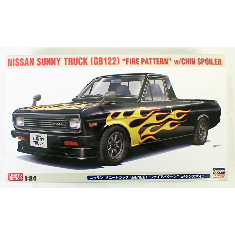 ハセガワ 1/24 ニッサン サニートラック （GB122）“ファイアパターン” w/チンスポイラー 自動車 プラモデル 20751 : 車 ...